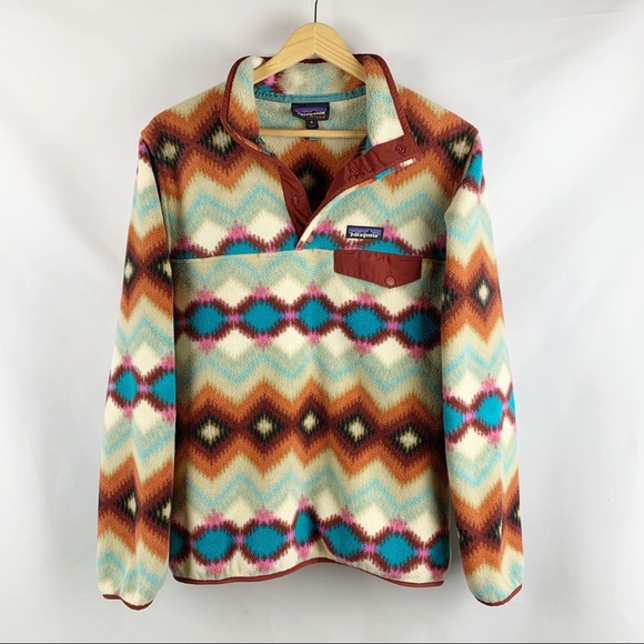 Patagonia | Jackets & Coats | Patagonia Synchilla Fleece Aztec Print ...